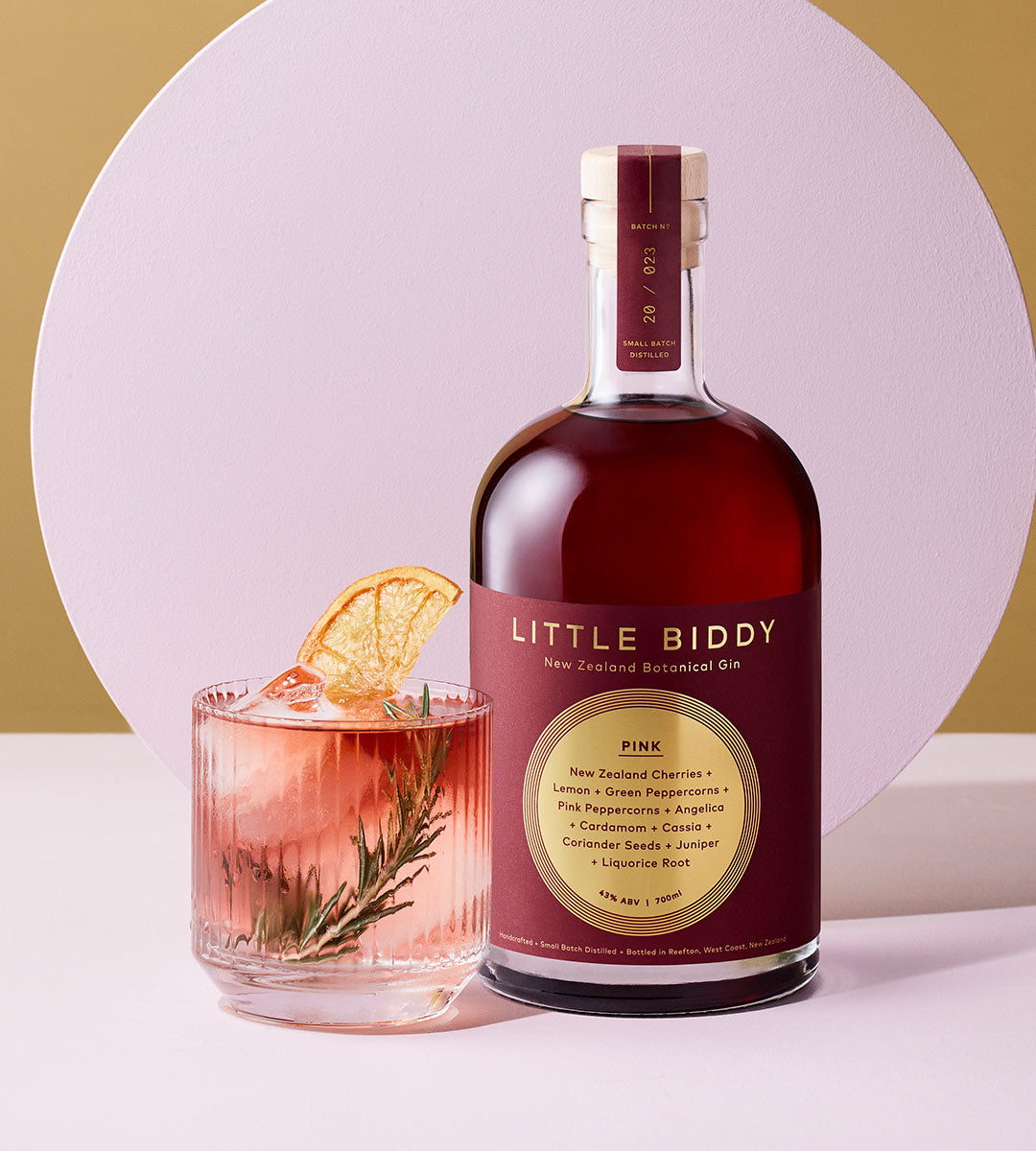 Little Biddy Gin - Pink, 700ml – Reefton Distilling Co.